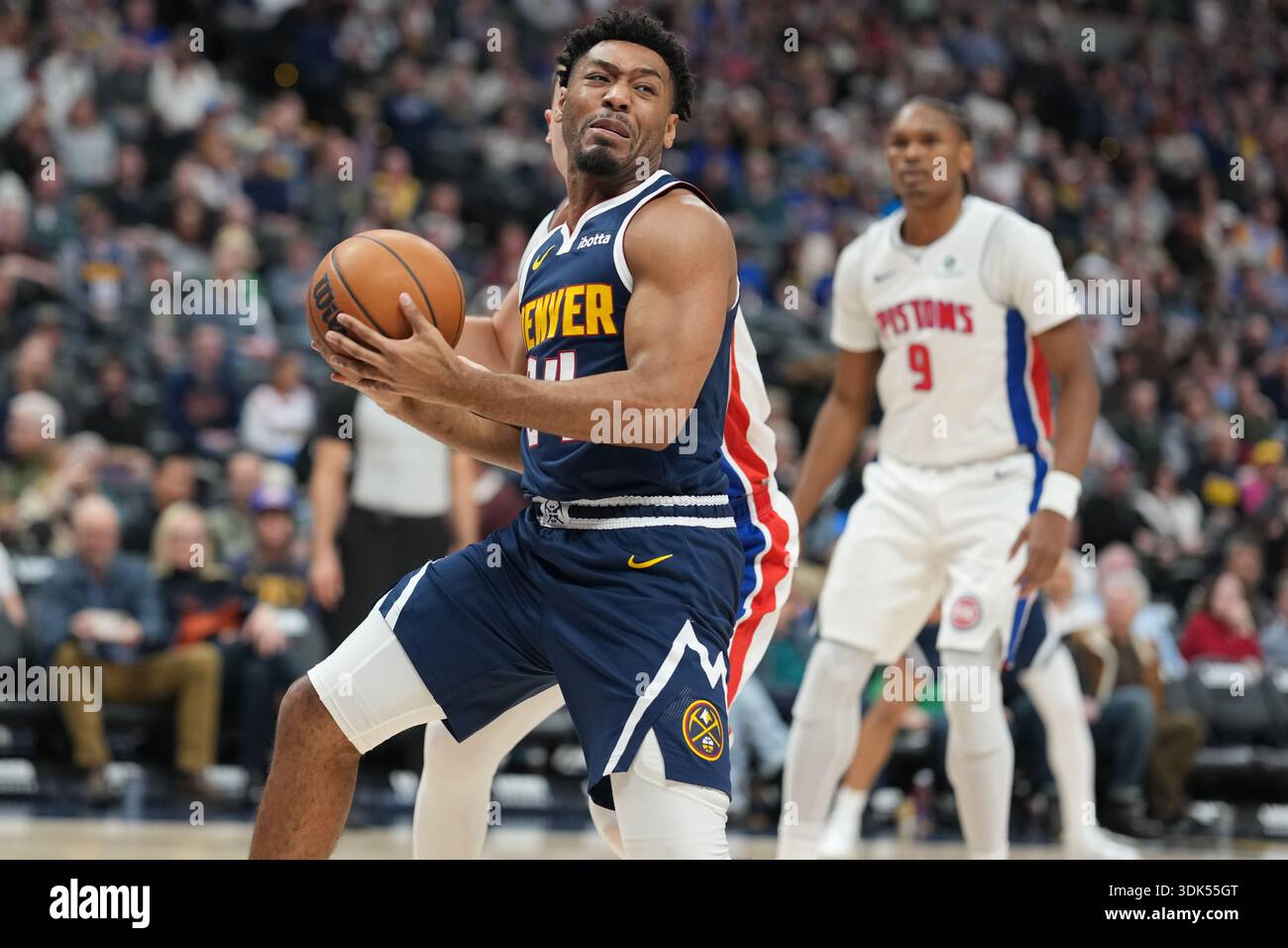 Denver Nuggets guard Jalen Pickett (24) in the second half of an NBA ...