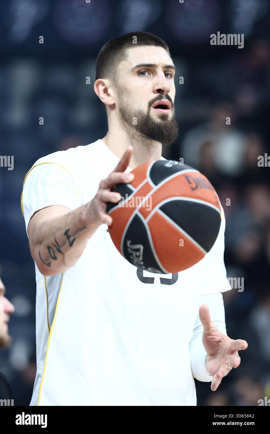 Center Alex LEN (#25 Real Madrid) during the Euroleague game Paris ...