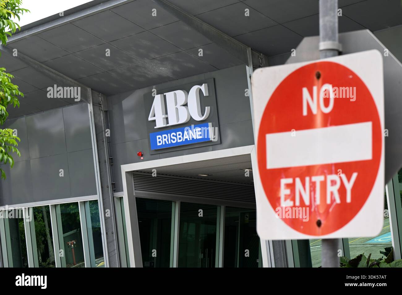 The office of Brisbane radio station 4BC is seen in Brisbane, Friday ...