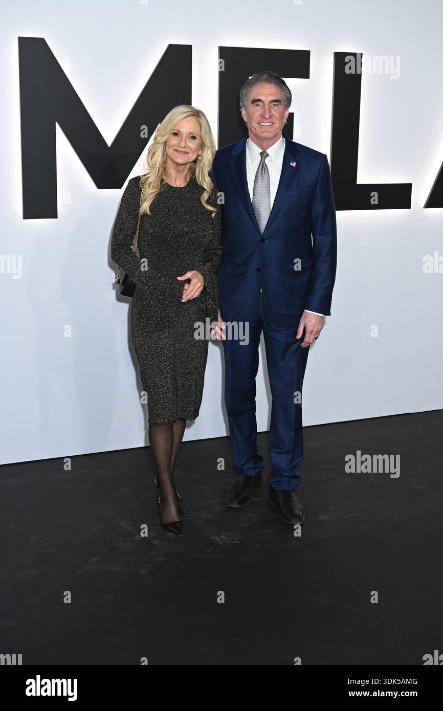 WASHINGTON, DC - JANUARY 29: Doug Burgum and his wife Kathryn Burgum at ...