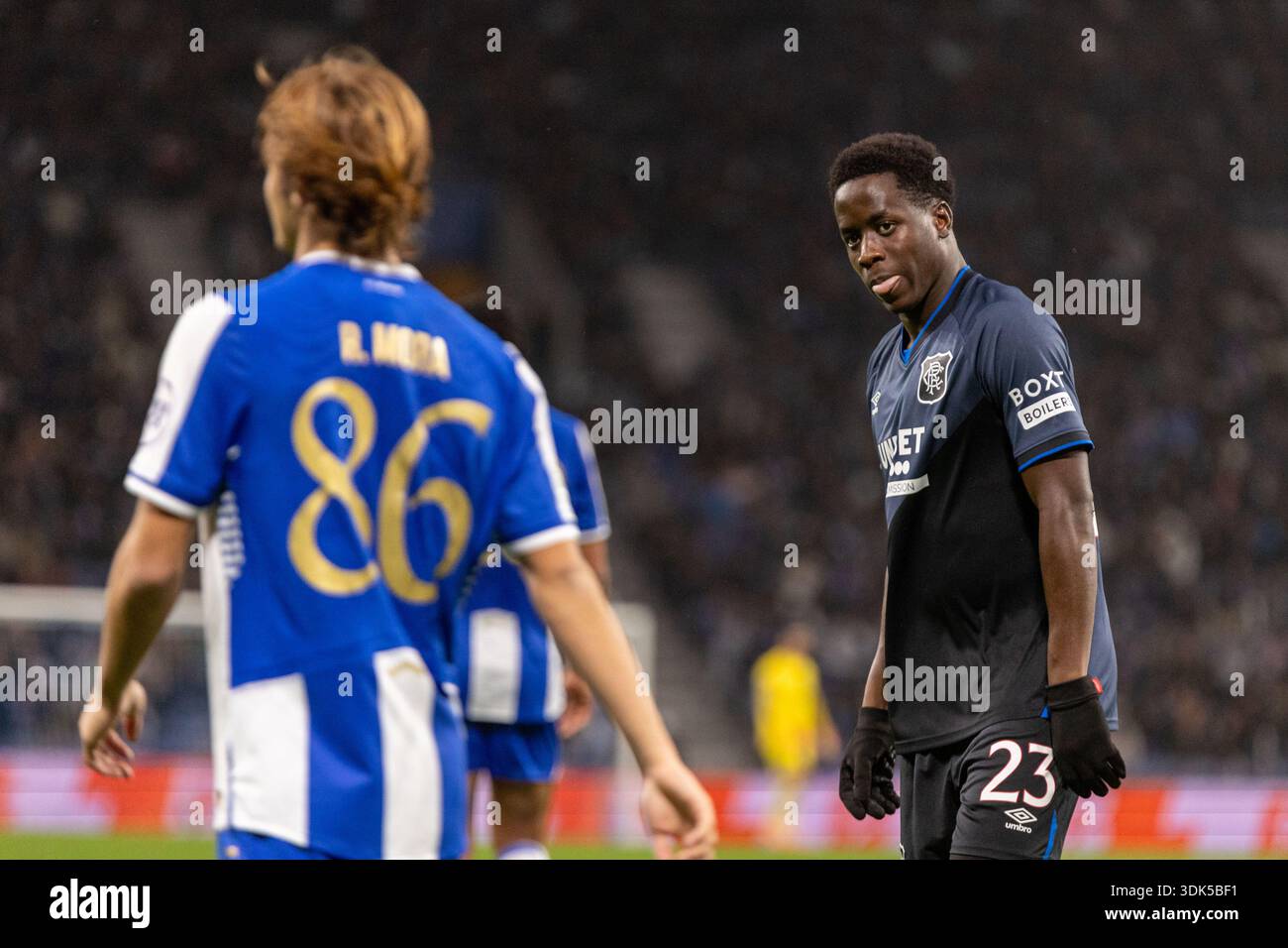 Rangers FC's player Djeidi Gassama seen during the match between FC ...