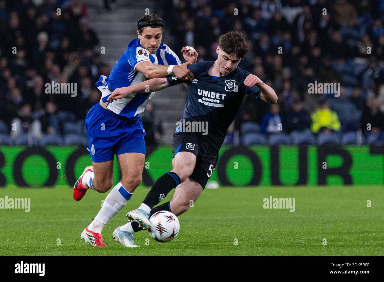 Rangers FC's player Findlay Curtis seen in action during the match ...