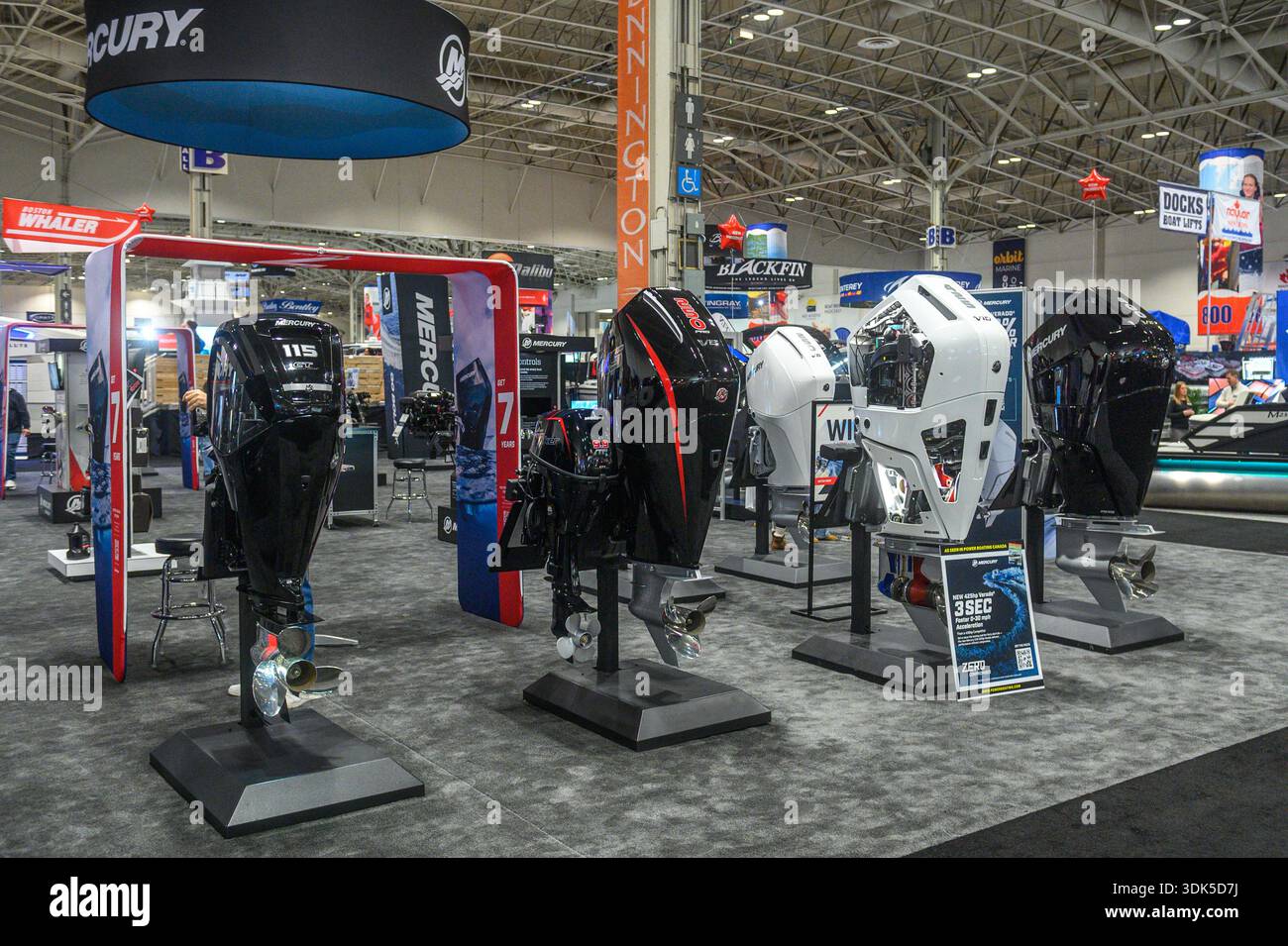 Toronto, ON, Canada - January 20, 2026: Mercury outboard motors ...