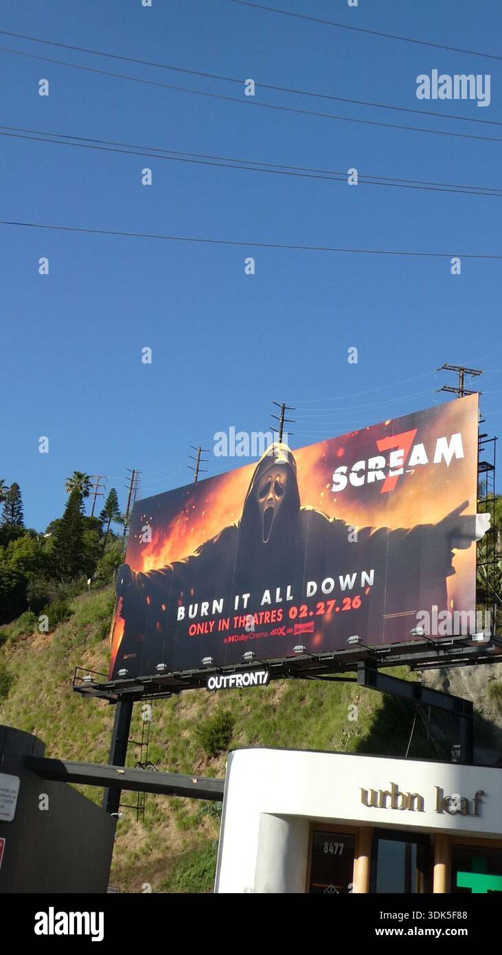 Los Angeles, California, USA 29th January 2026 Scream 7 Burn It All ...