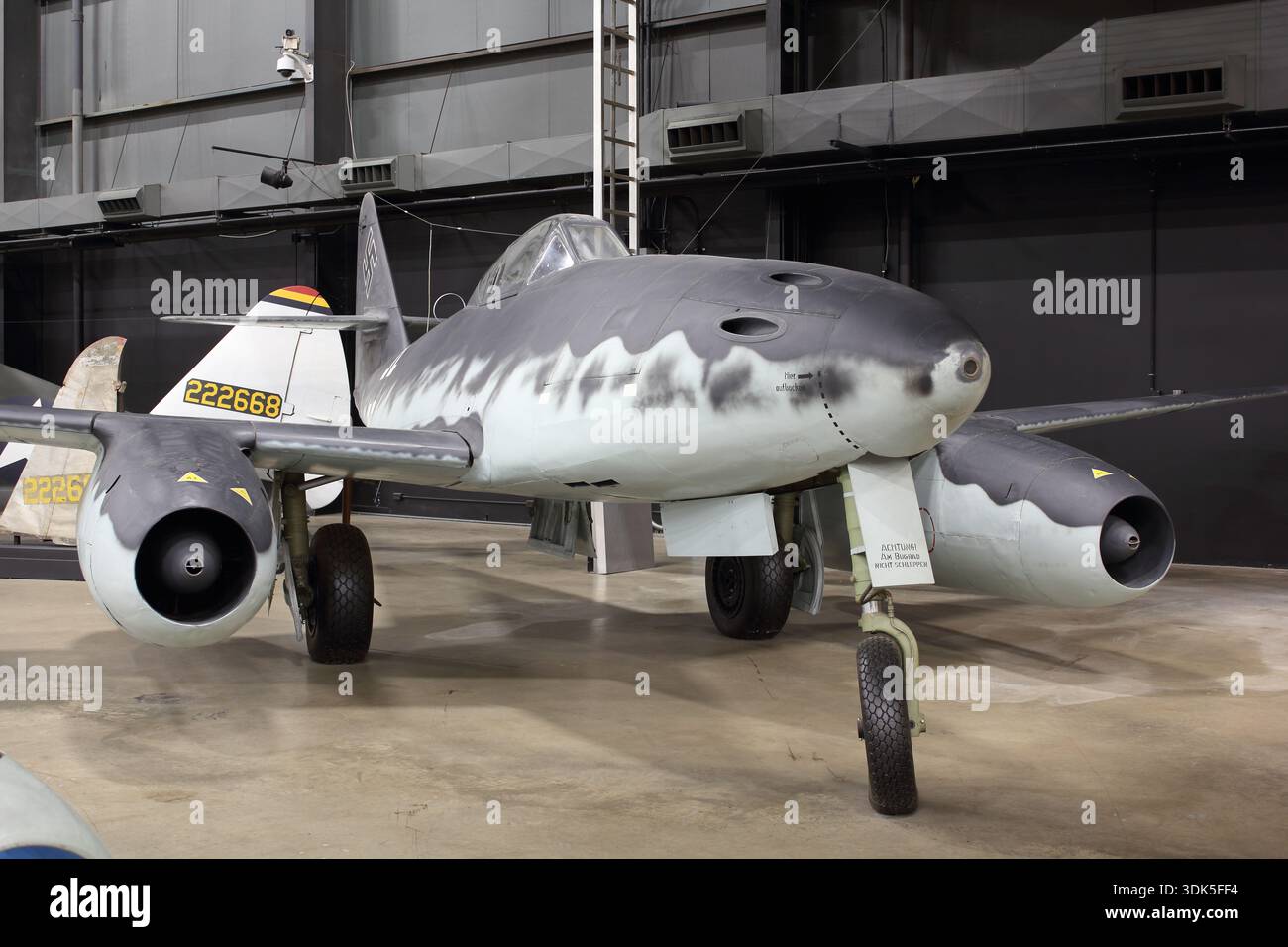Messerschmitt Me 262A Schwalbe on display at the National Museum of the ...