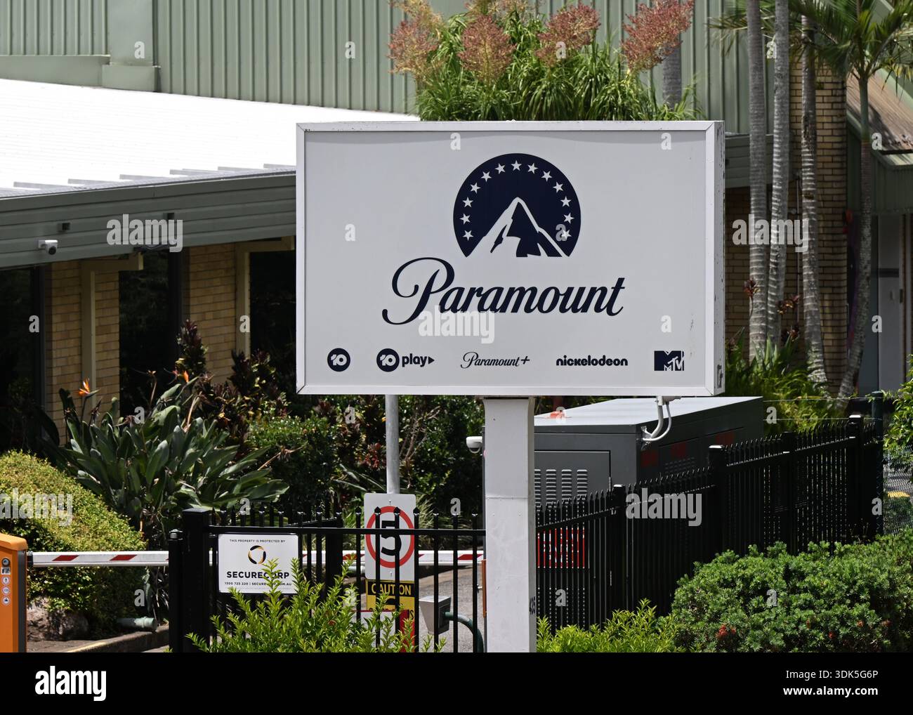 The Network 10 Brisbane television studio owned by Paramount is seen at ...
