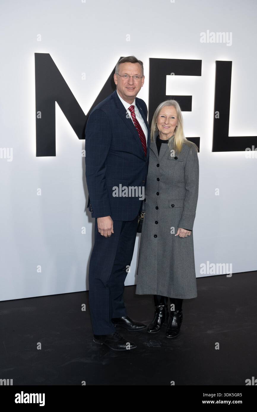 WASHINGTON, DC - JANUARY 29 Doug Collins and his wife Lisa Collins at ...