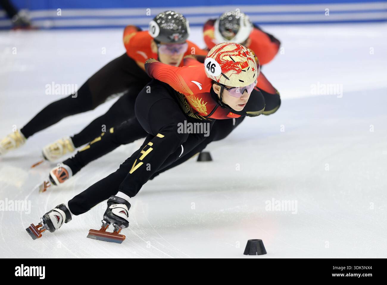 Beijing,China.29th January 2026. The Chinese short track speed skating ...