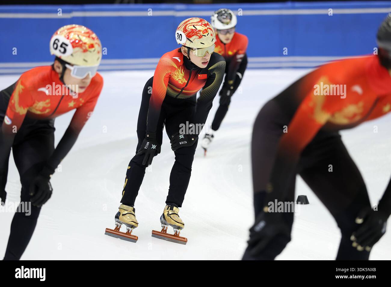Beijing,China.29th January 2026. The Chinese short track speed skating ...