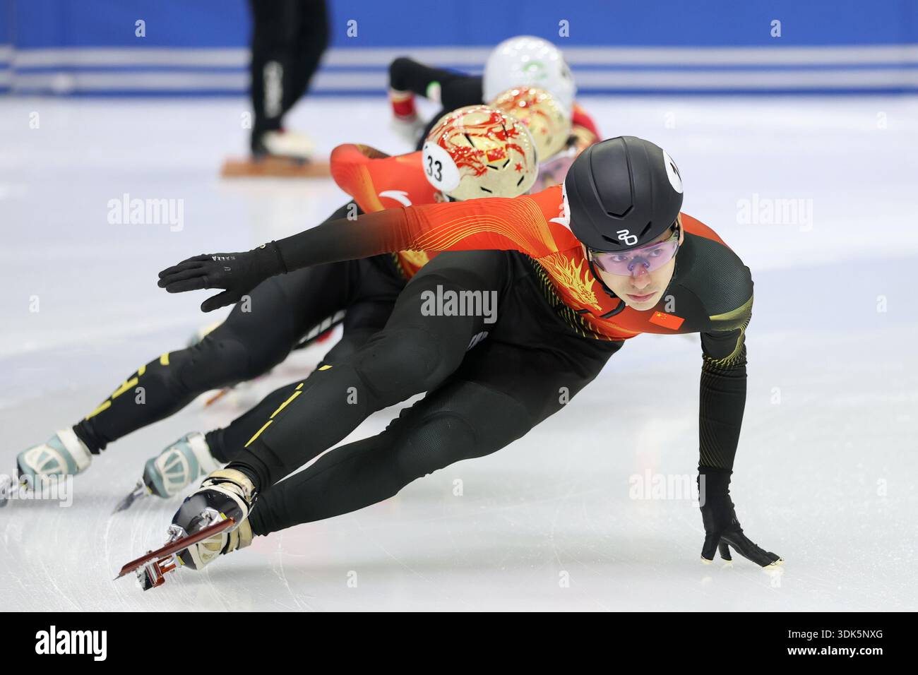 Beijing,China.29th January 2026. The Chinese short track speed skating ...
