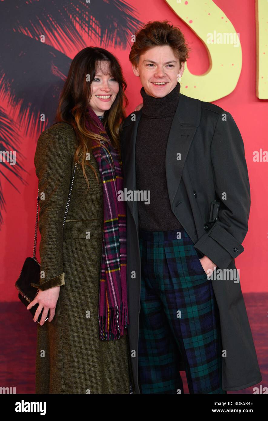 London, UK. 29th Jan, 2026. Talulah Riley and Thomas Brodie-Sangster at ...
