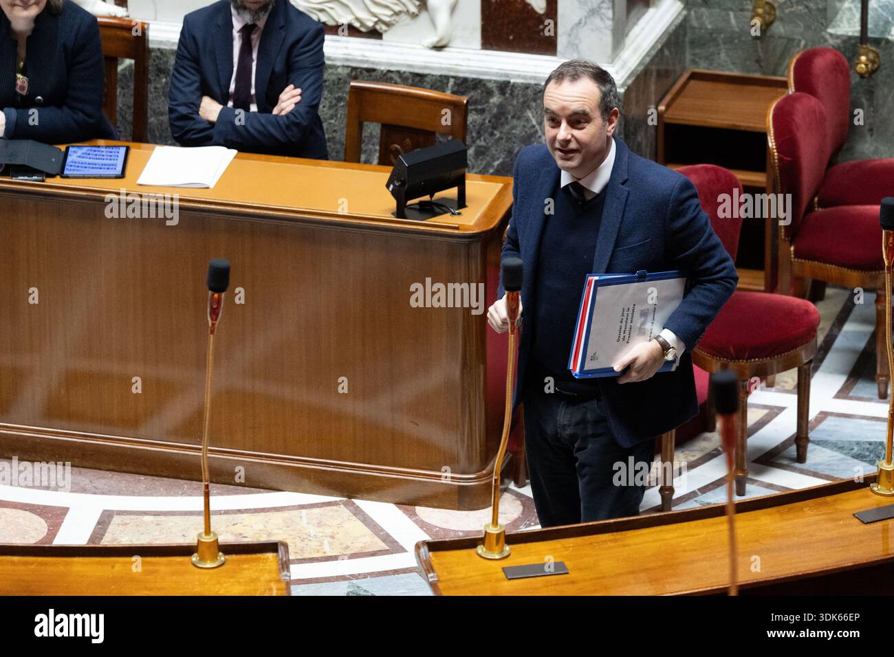French Prime Minister Sebastien Lecornu arrives to use a third 49.3 ...