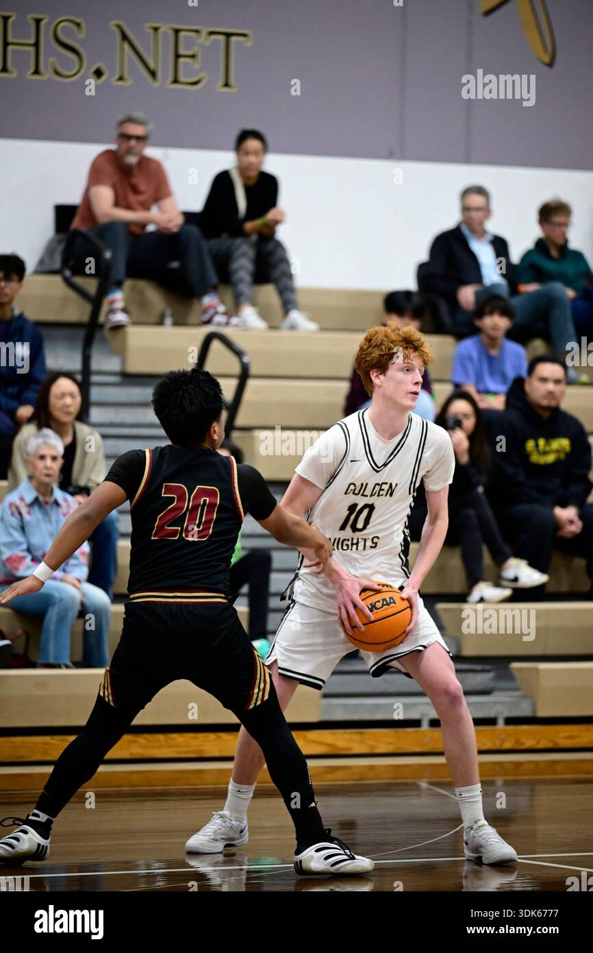 St. Francis High School's Will Ellien (10) dribbles the ball during the ...