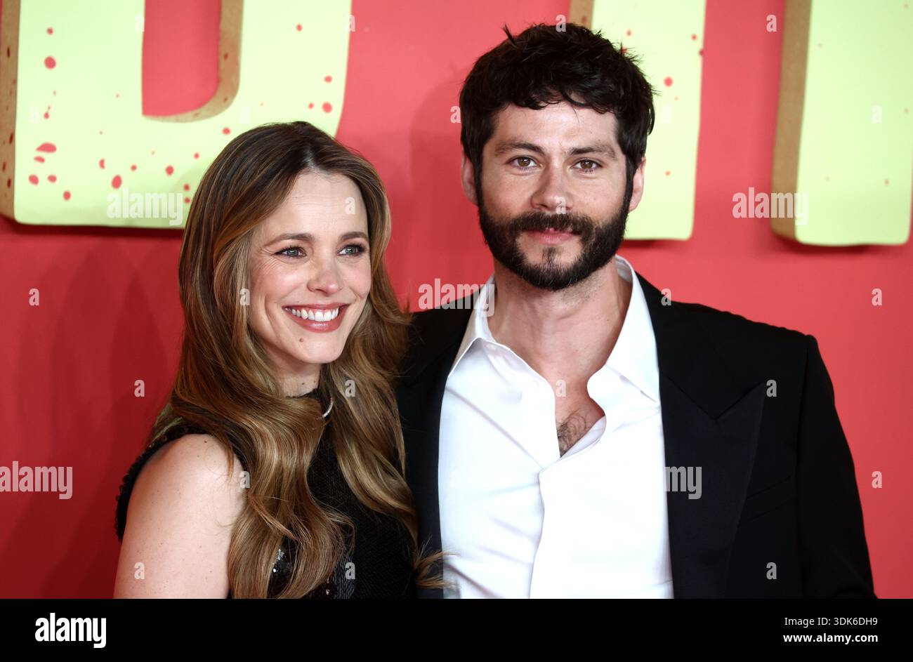 Rachel McAdams and Dylan O'Brien attend the Send Help UK premiere at ...