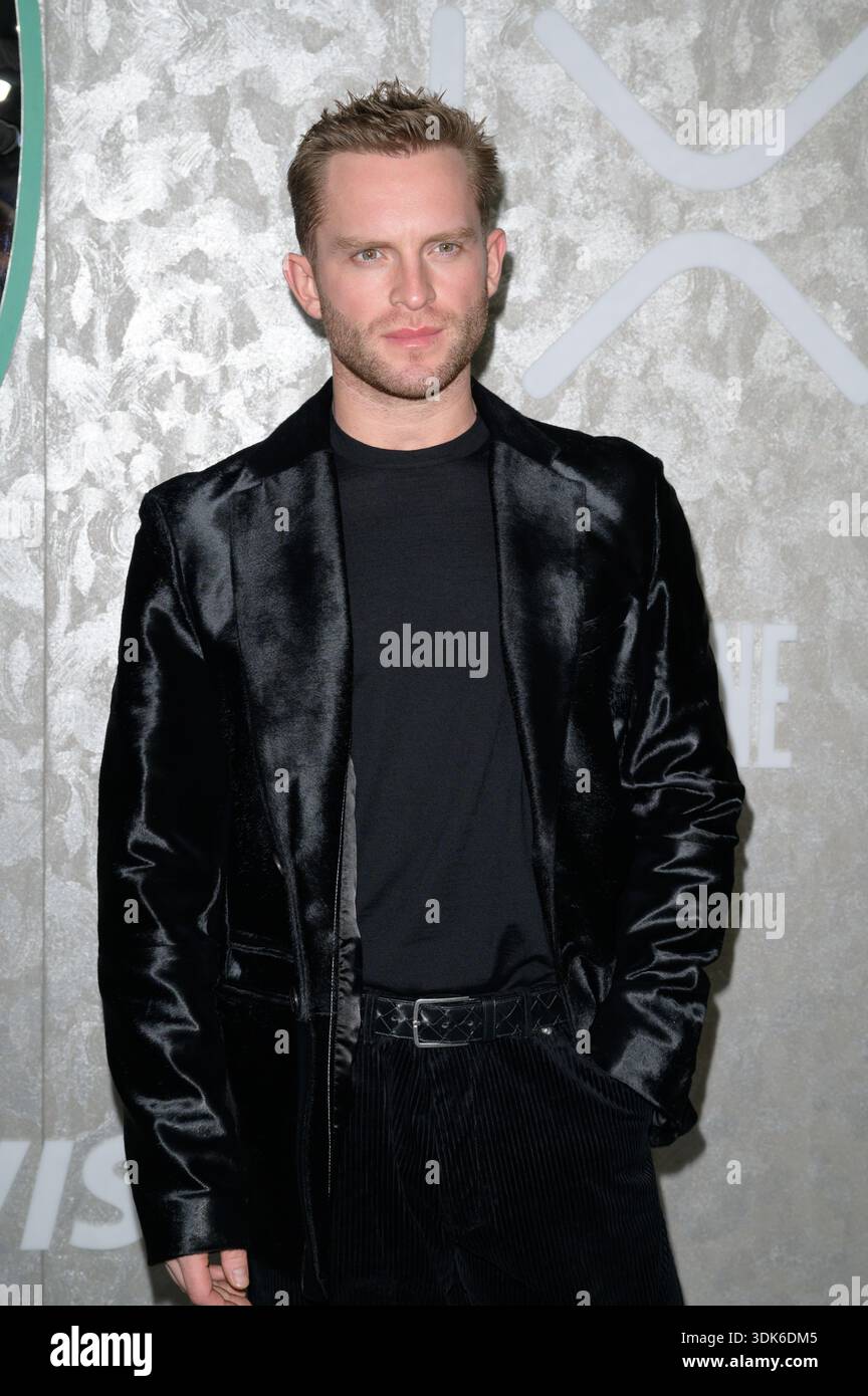 LOS ANGELES, USA. January 29, 2026: August Getty at Warner Music Group ...