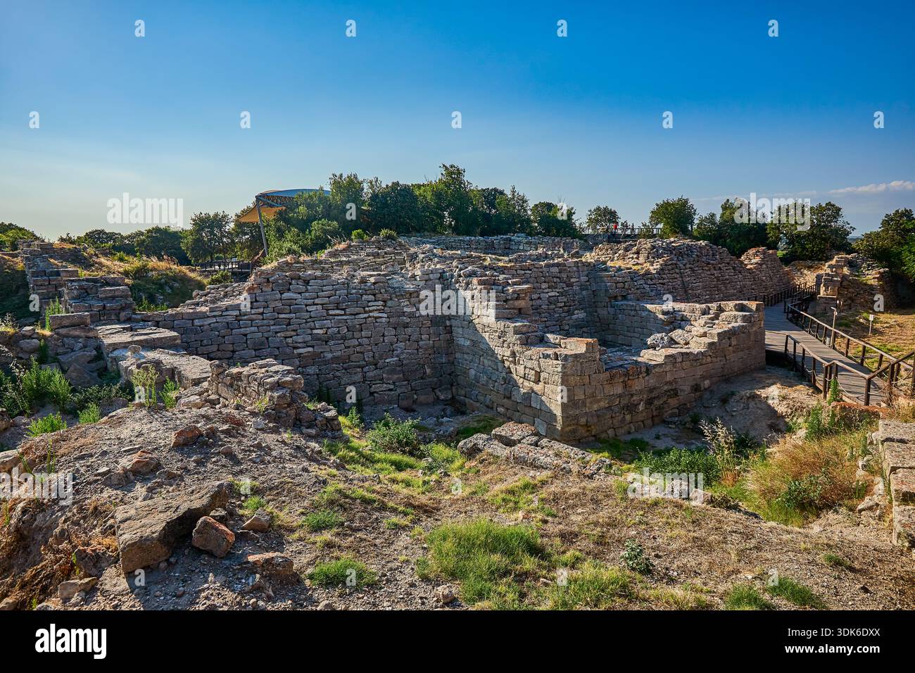 The East Tower at Troy (VI) is a massive 11-meter wide Bronze Age ...