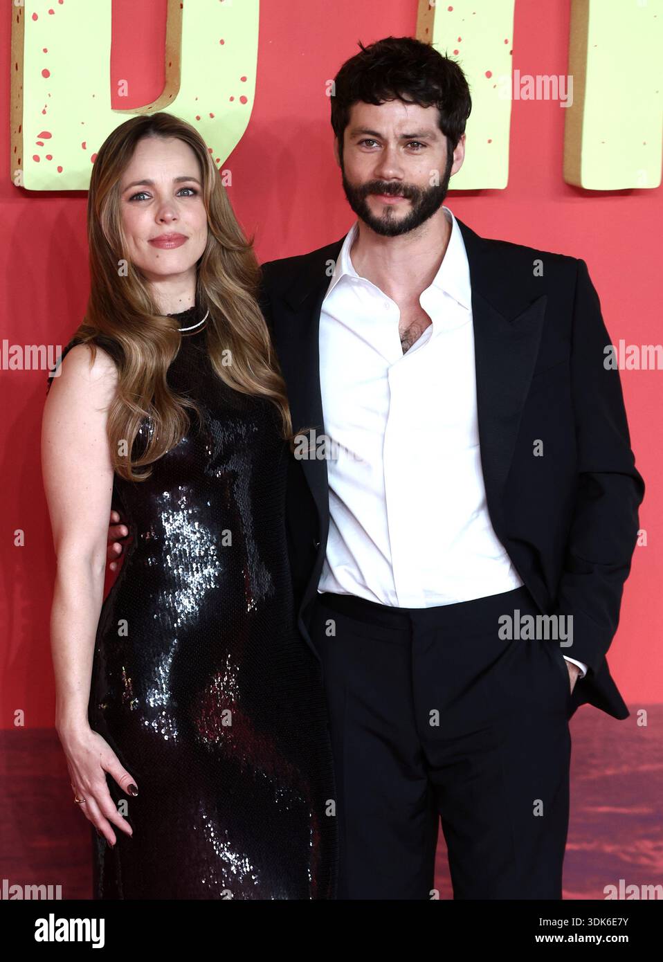Rachel McAdams and Dylan O'Brien attend the Send Help UK premiere at ...