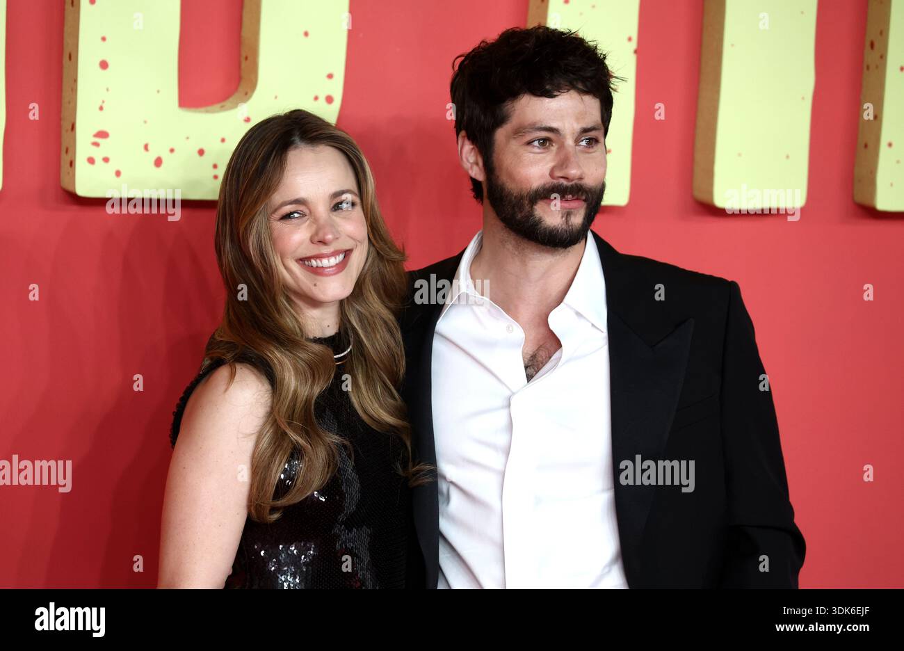 Rachel McAdams and Dylan O'Brien attend the Send Help UK premiere at ...