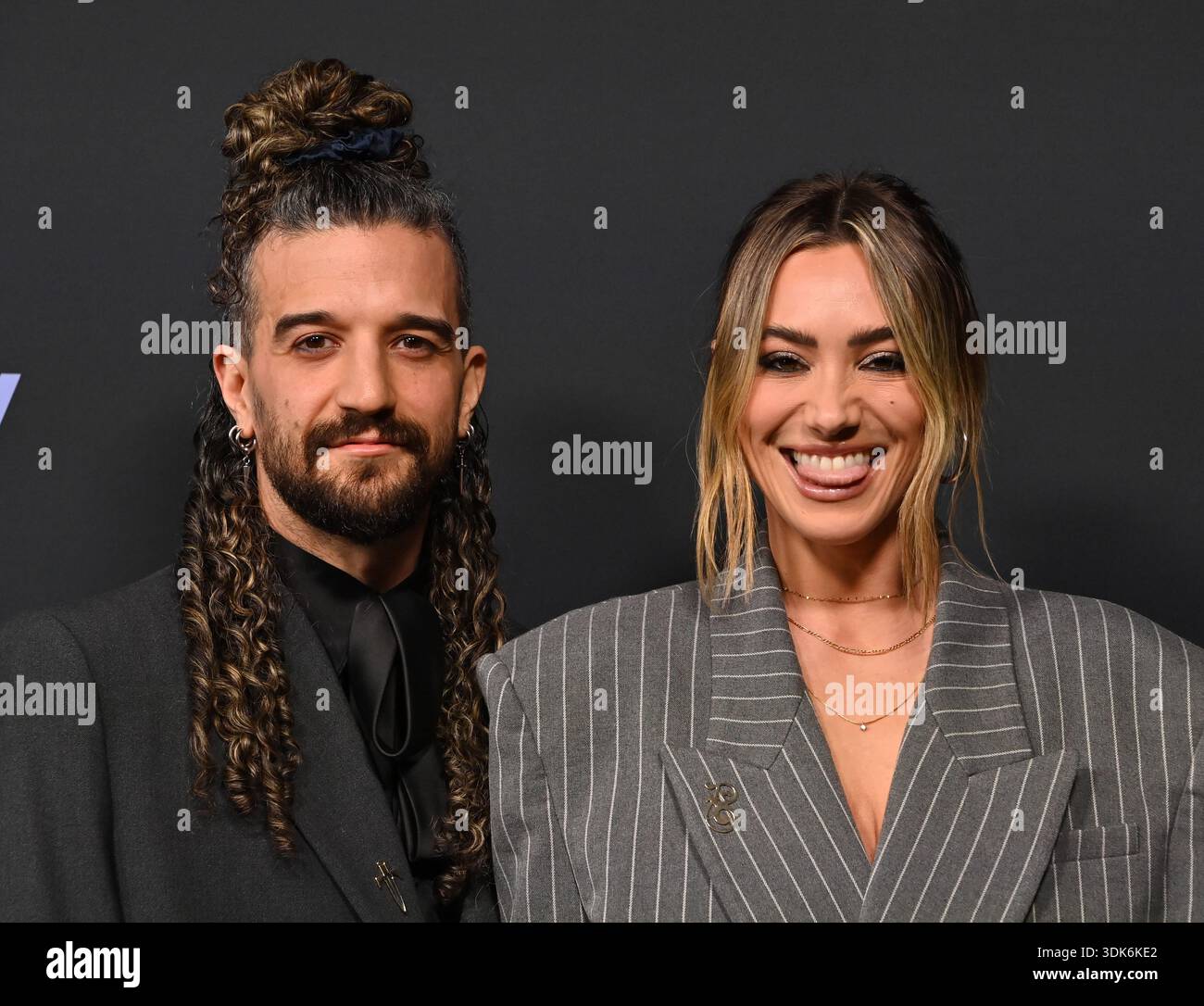 Mark Ballas and BC Jean arriving to Spotify’s 2026 Best New Artist ...