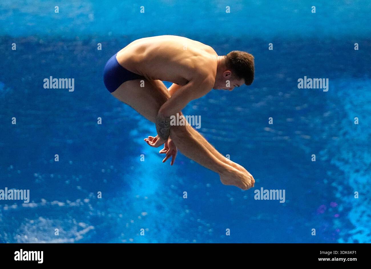 Great Britain's Matthew Dixon during the Men's 3m Preliminaries on day ...