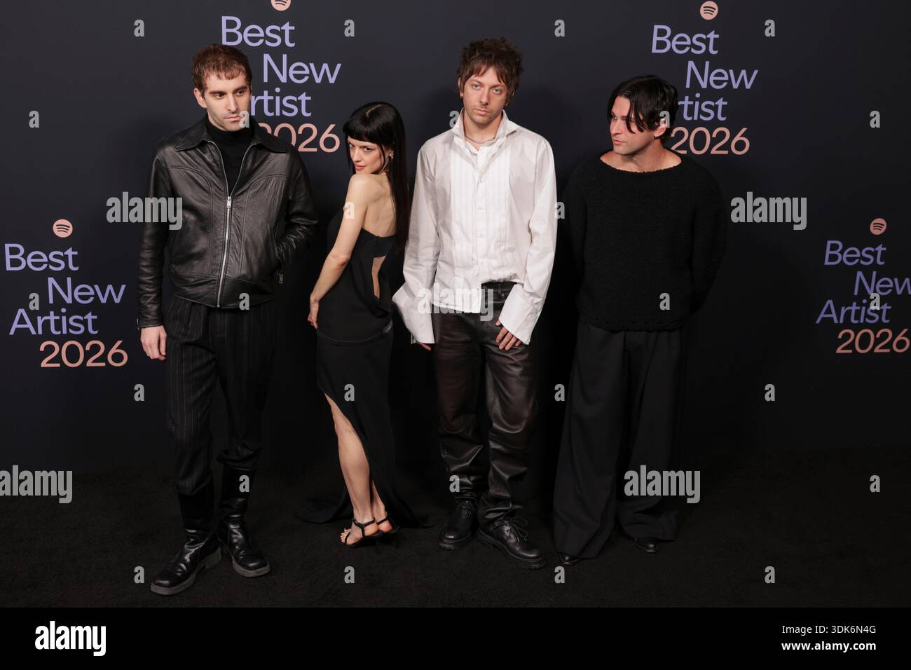 Jesse Perlman, from left, María Zardoya, Josh Conway, and Edward James ...