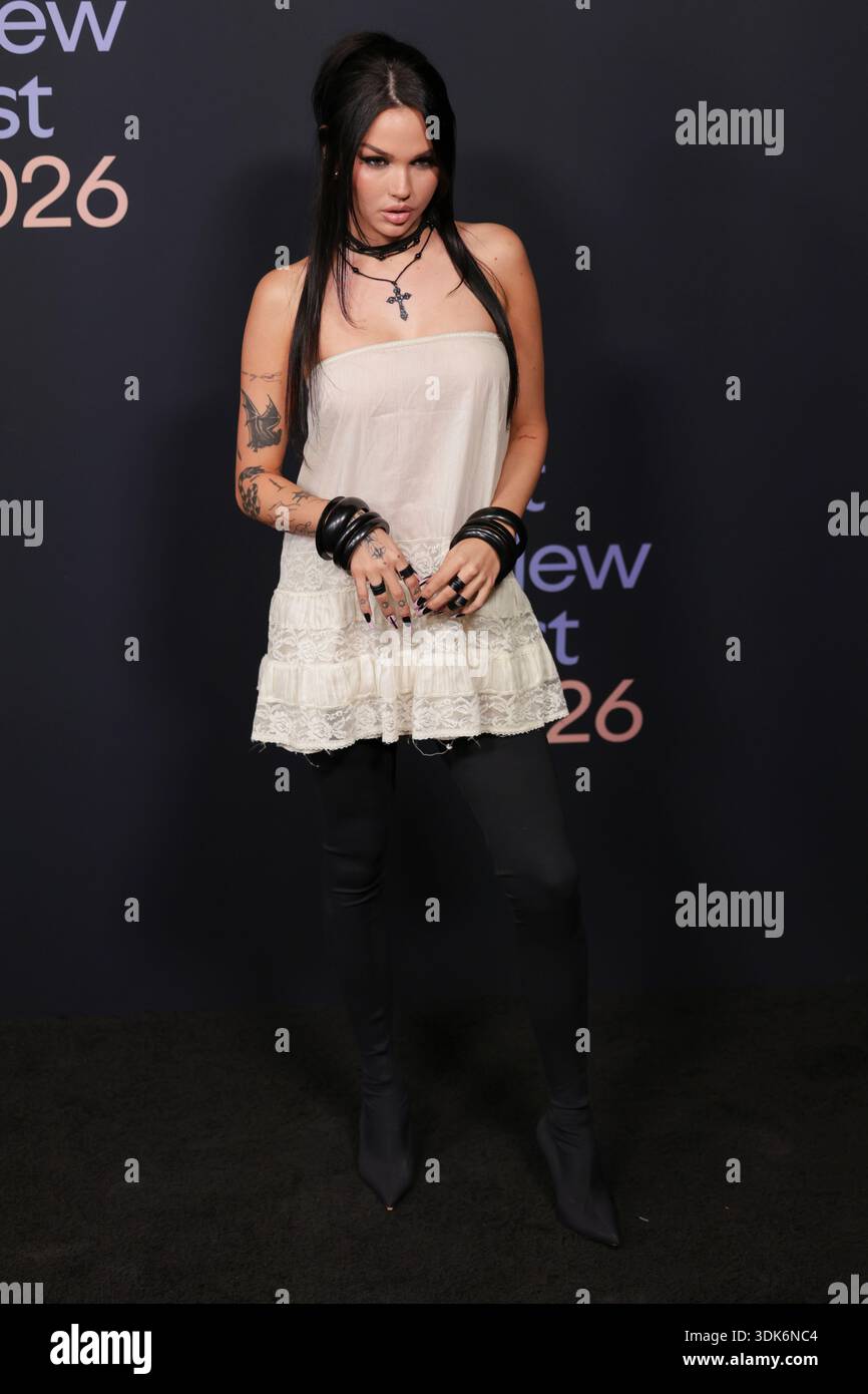 Maggie Lindemann arrives at the Spotify Best New Artist Party on ...