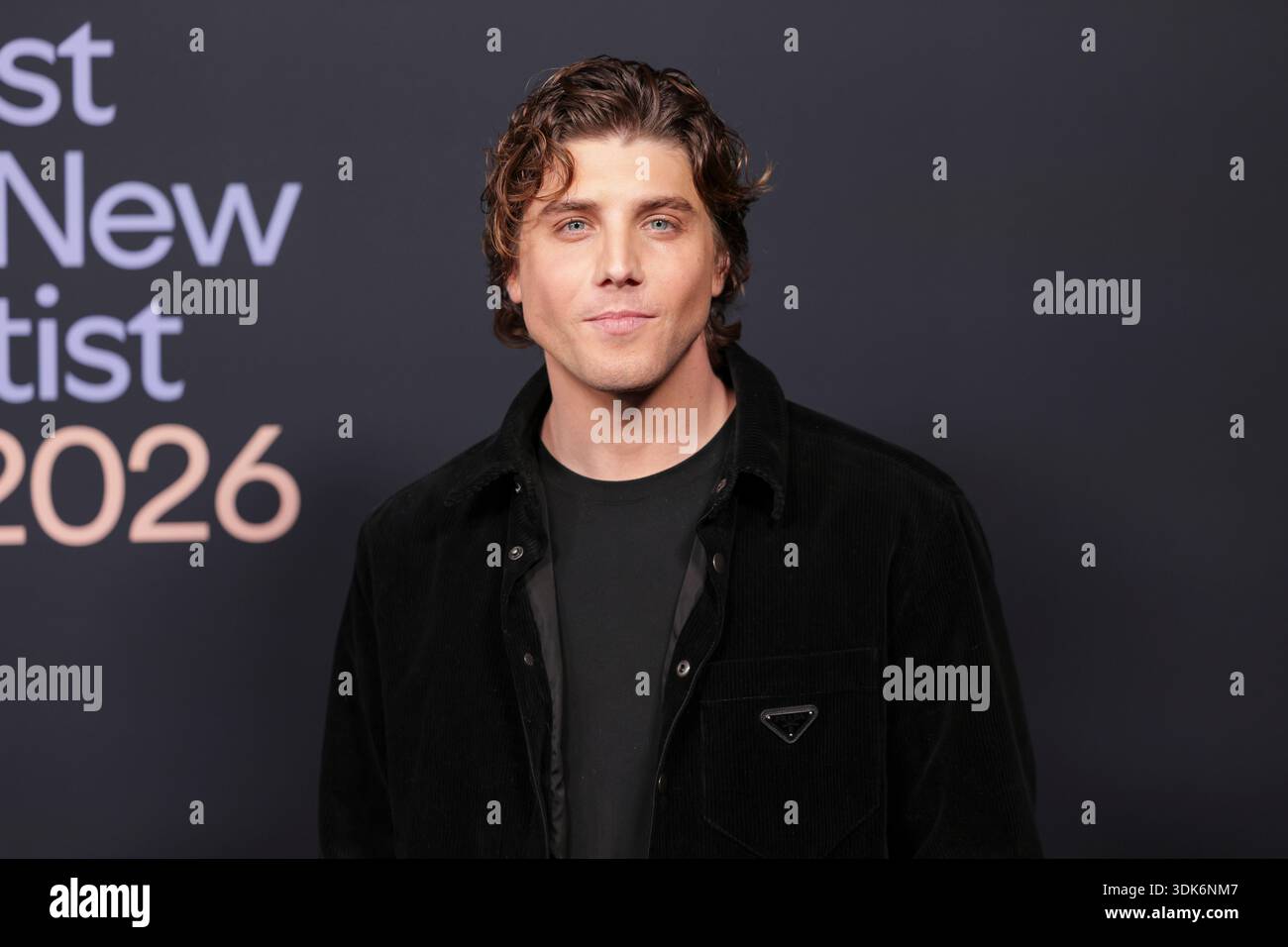 Lukas Gage arrives at the Spotify Best New Artist Party on Thursday ...