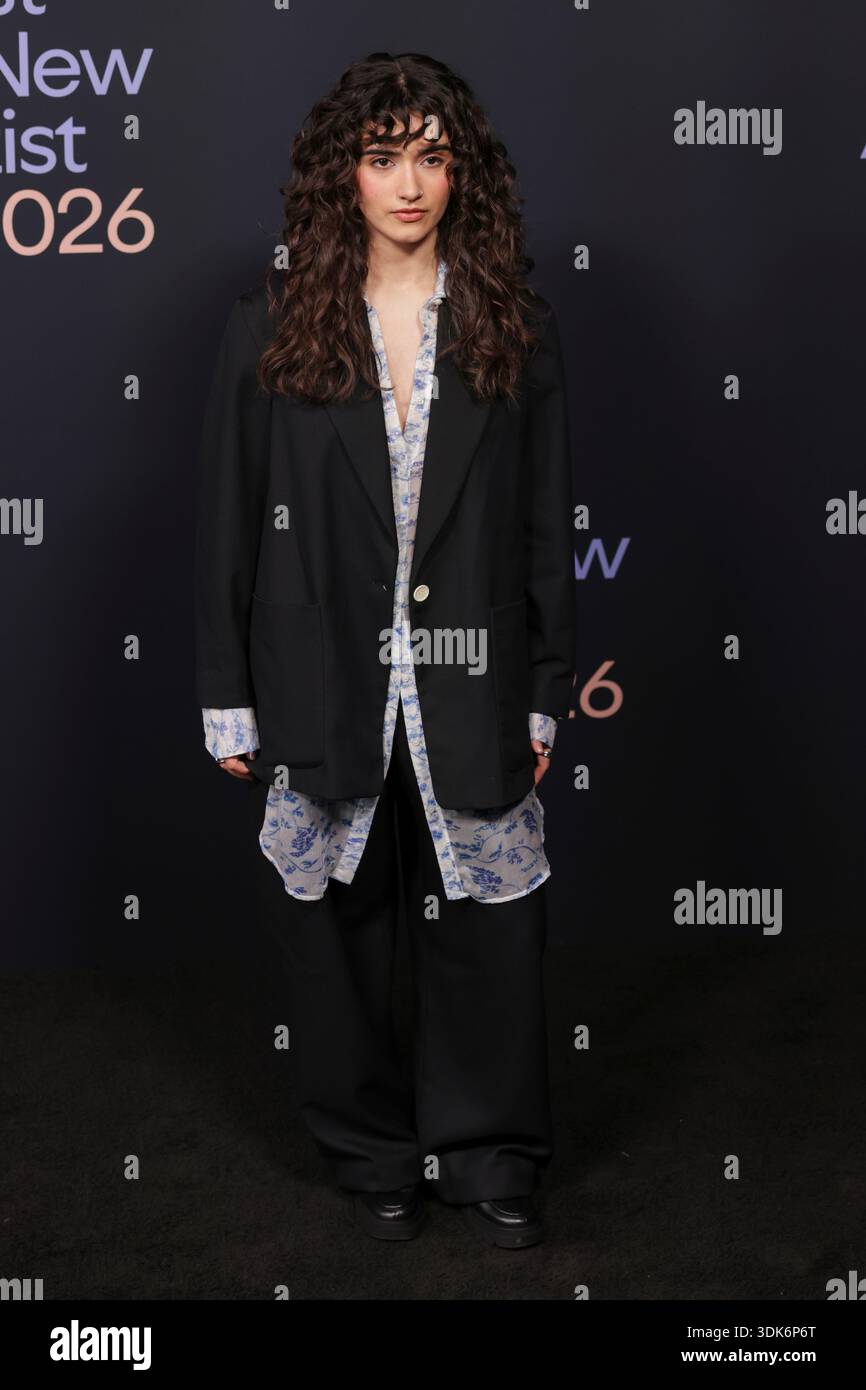 Asha Banks arrives at the Spotify Best New Artist Party on Thursday ...
