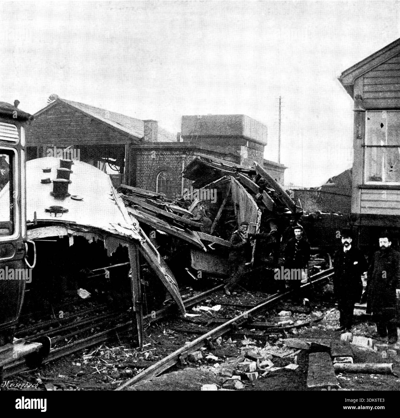 Steam train 1895 england hi-res stock photography and images - Alamy