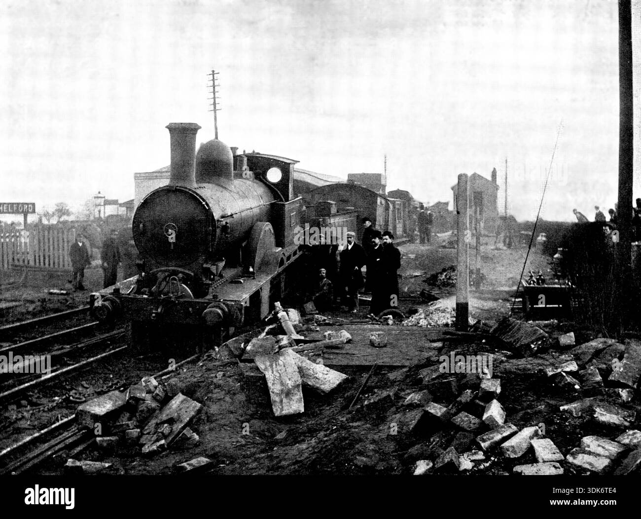 Steam train 1895 england hi-res stock photography and images - Alamy