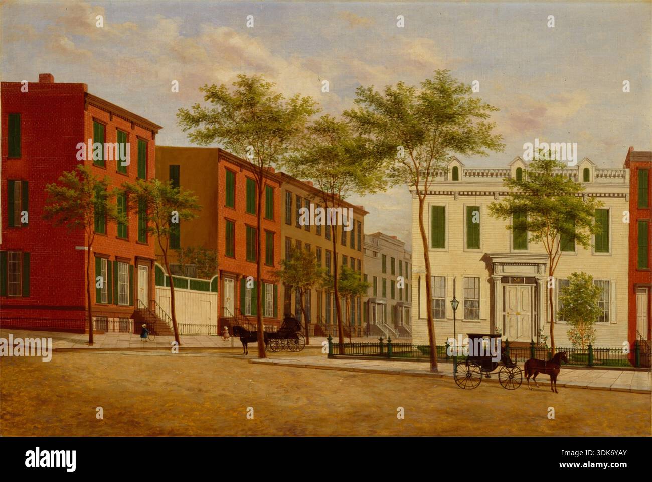 1880 new city street hi-res stock photography and images - Alamy