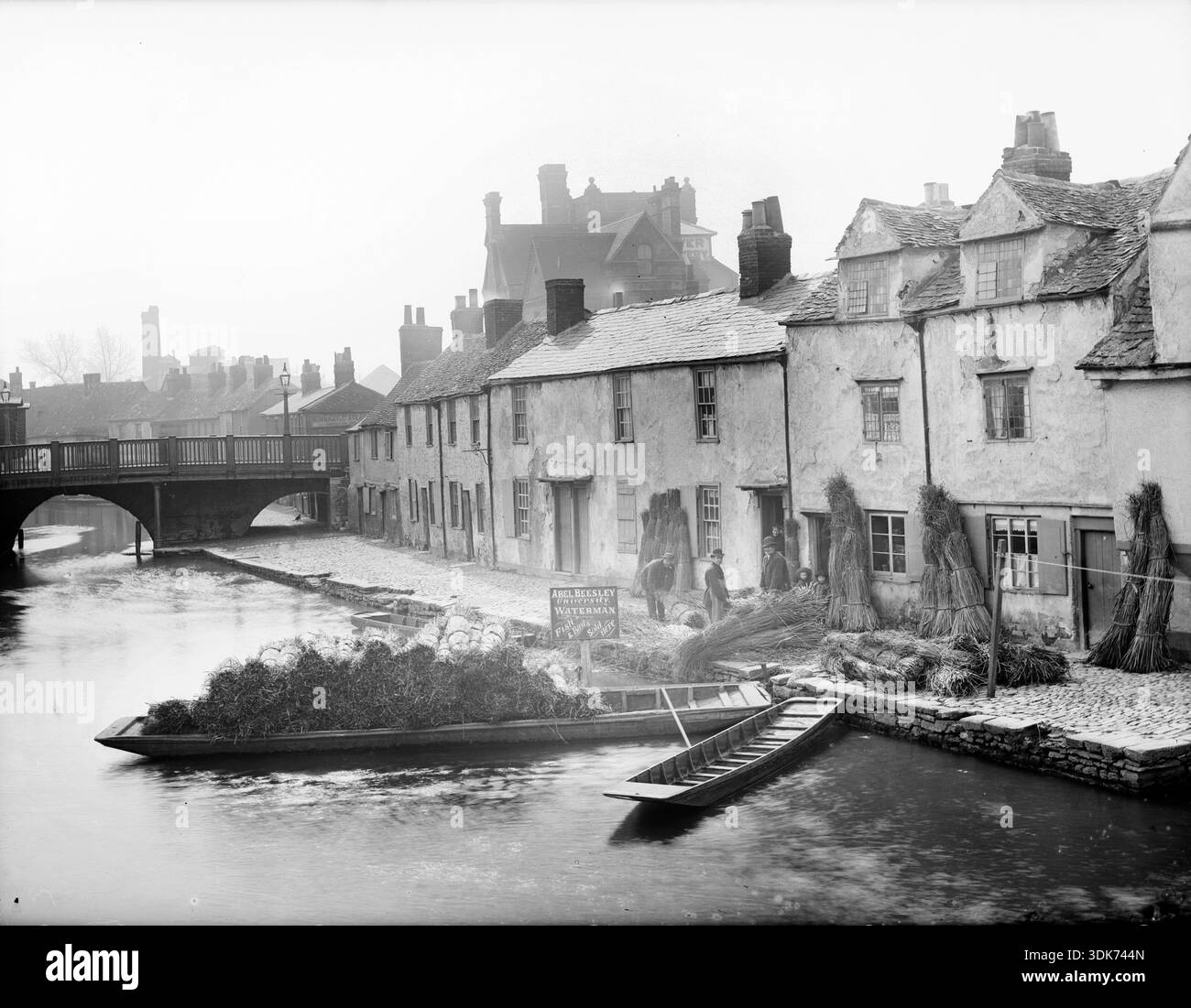 Fisher Row, Oxford, Oxfordshire,1900. Exterior view showing Abel ...