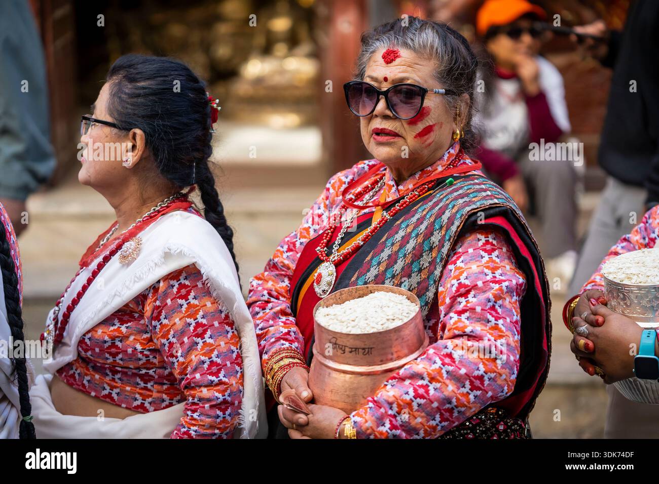 (260130) -- LALITPUR, Jan. 30, 2026 (Xinhua) -- People from Newari ...
