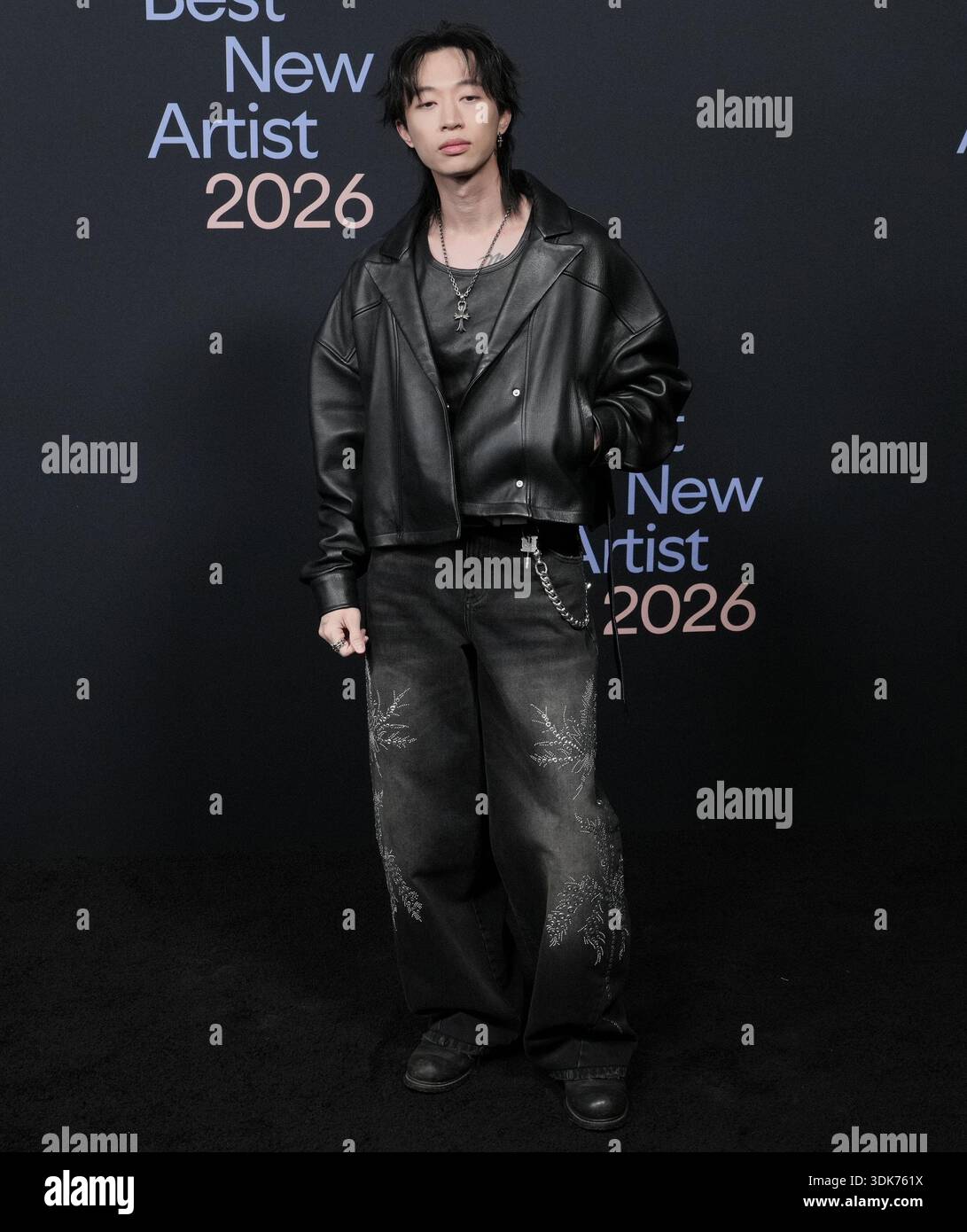 Keshi at the 2026 Spotify Best New Artist Event held at The Lot at ...