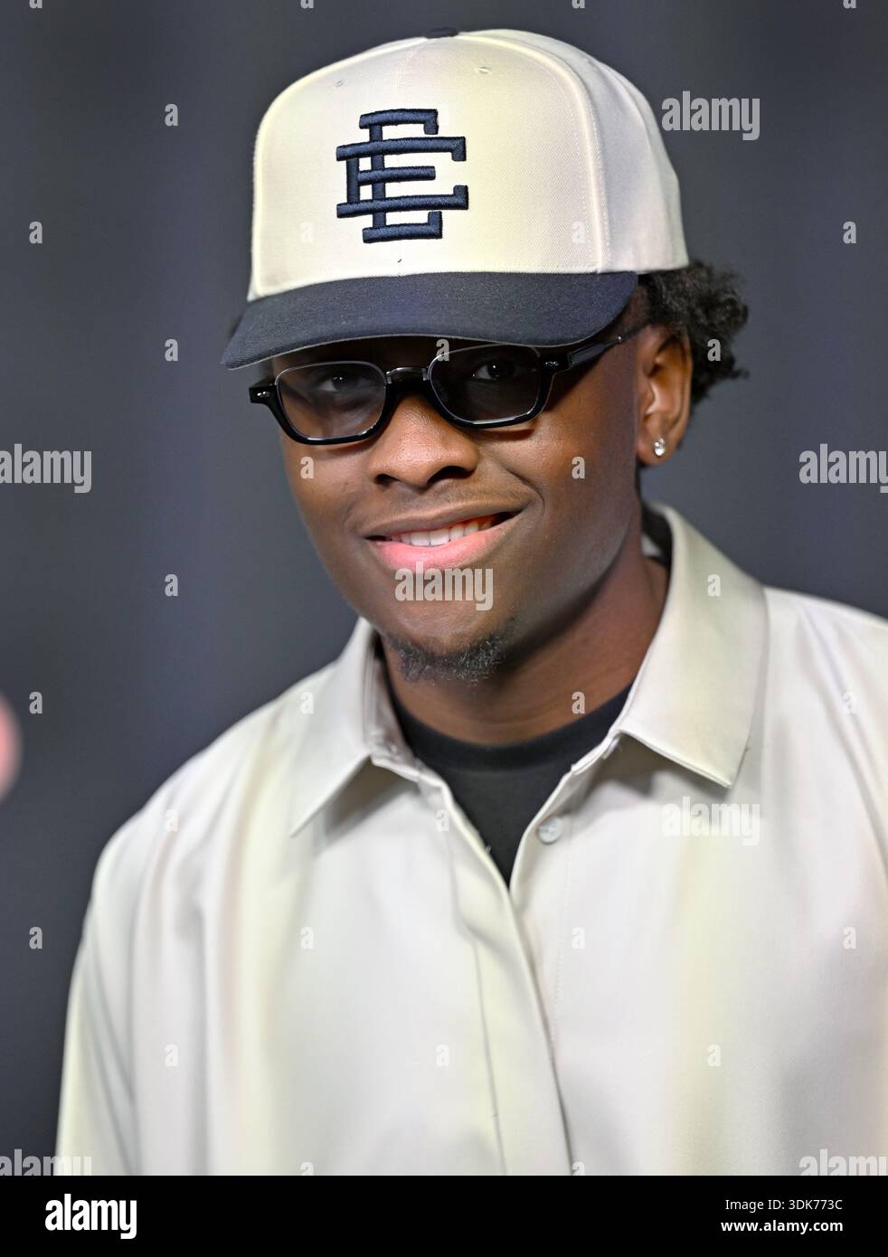 Miles Caton arrives for Spotify's 2026 Best New Artist Party at The Lot ...