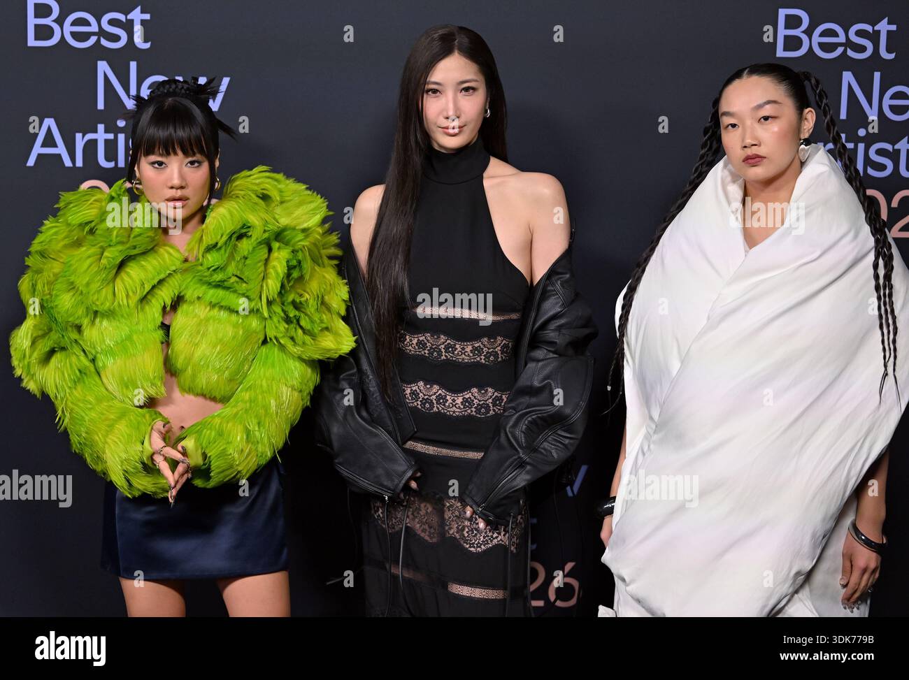 'Kpop Demon Hunters' Huntr/x singers (L-R) Rei Ami, EJAE and Audrey ...