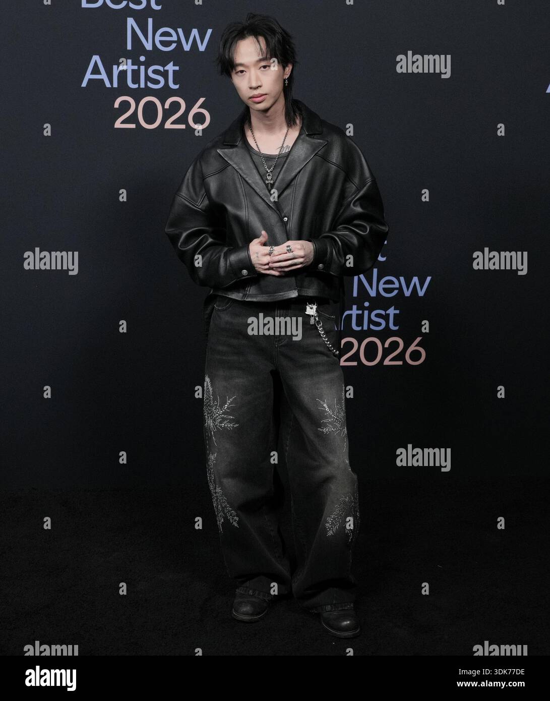 Keshi at the 2026 Spotify Best New Artist Event held at The Lot at ...