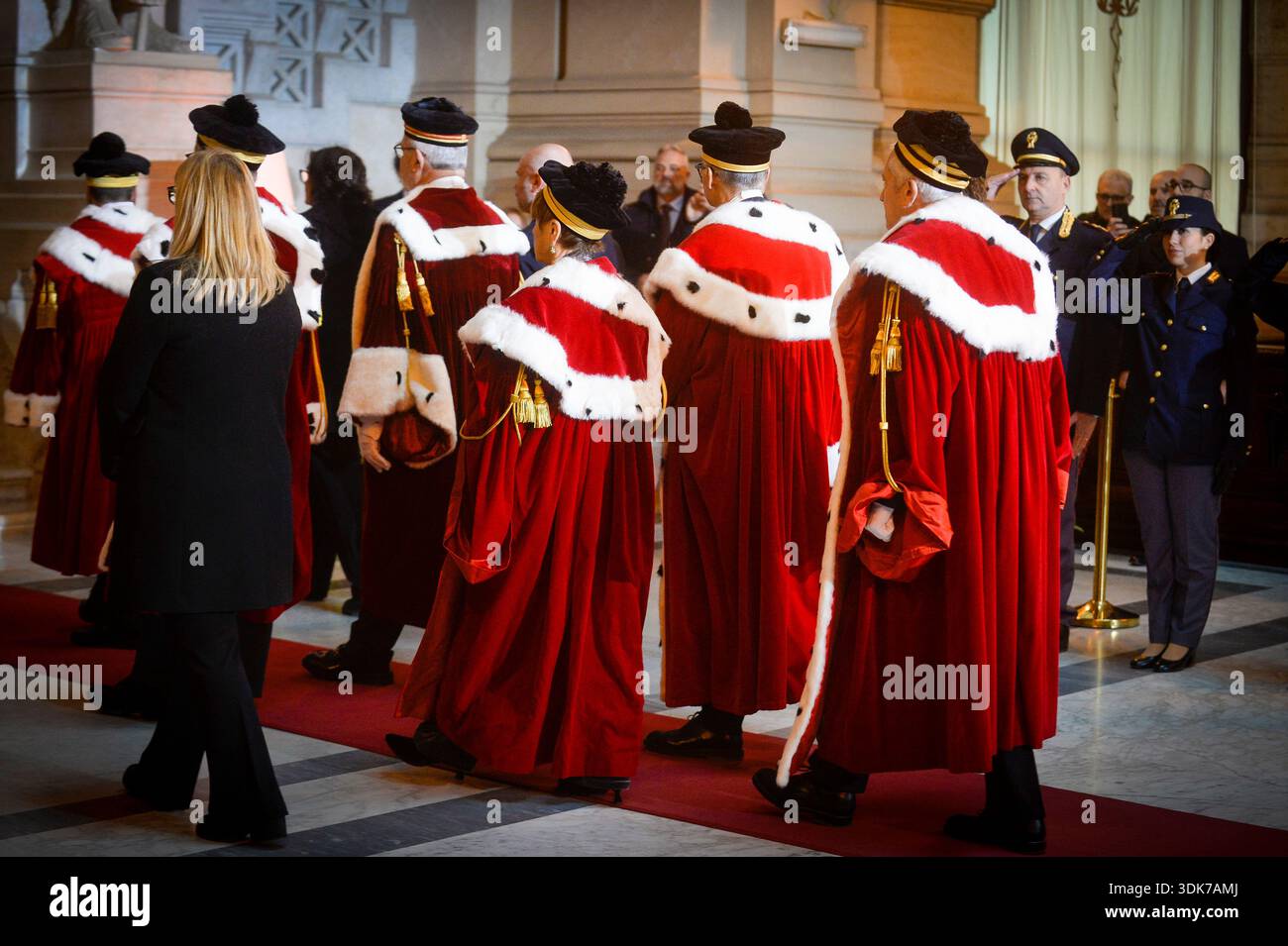 Italy, Rome, January 30, 2026 : Inauguration of the judicial year 2026 ...