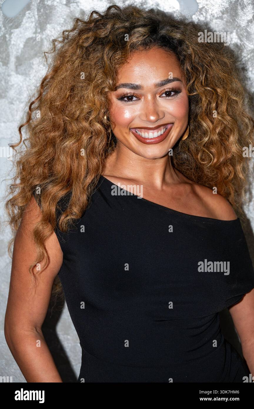 Jazlyn Martin, attends the Warner Music Group Grammy Awards Party in ...
