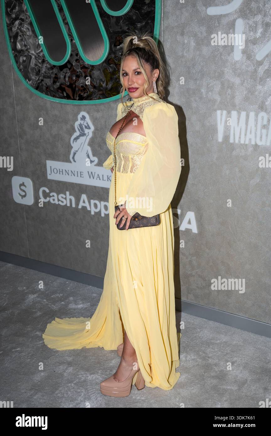 Becca Brazil, attends the Warner Music Group Grammy Awards Party in Los ...