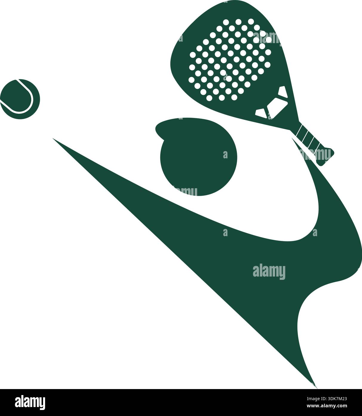 Padel logo icon design illustration Stock Vector Image & Art - Alamy