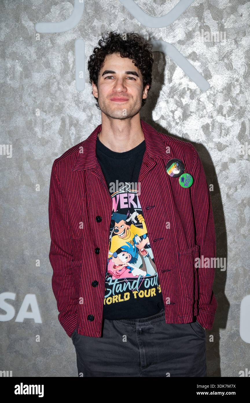 Darren Criss, attends the Warner Music Group Grammy Awards Party in Los ...