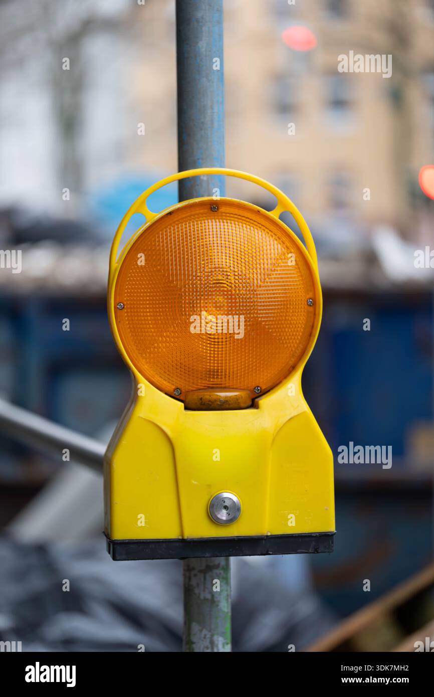 Construction Light in the Middle Stock Photo - Alamy