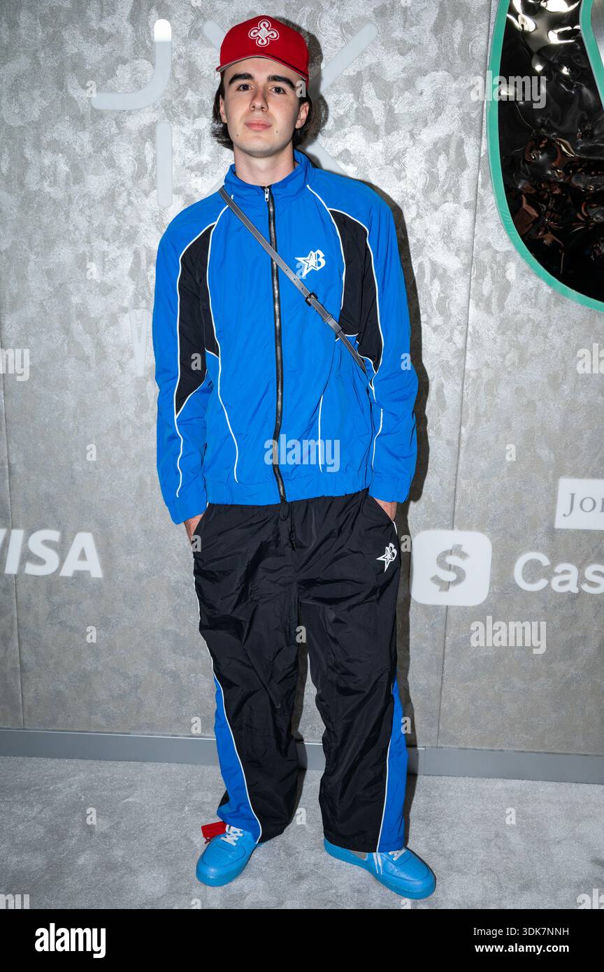 Johnnie Hartman, attends the Warner Music Group Grammy Awards Party in ...