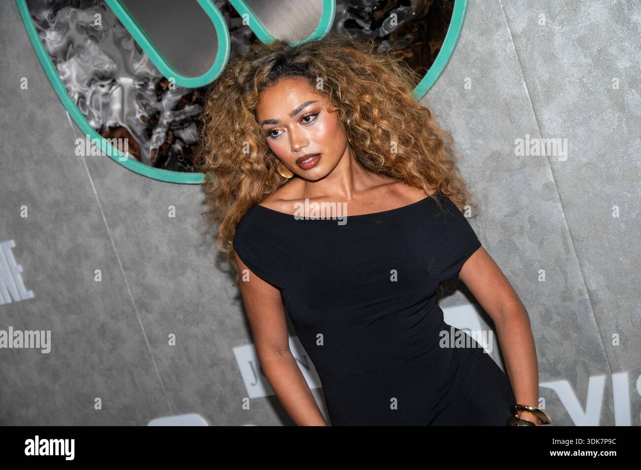 Jazlyn Martin, attends the Warner Music Group Grammy Awards Party in ...