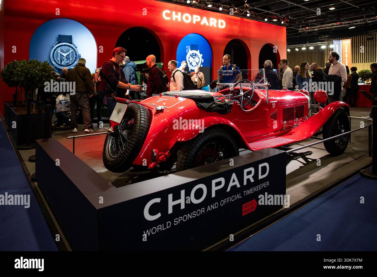 Chopard stand, during the Retromobile motorshow 2026 at the Paris Expo ...