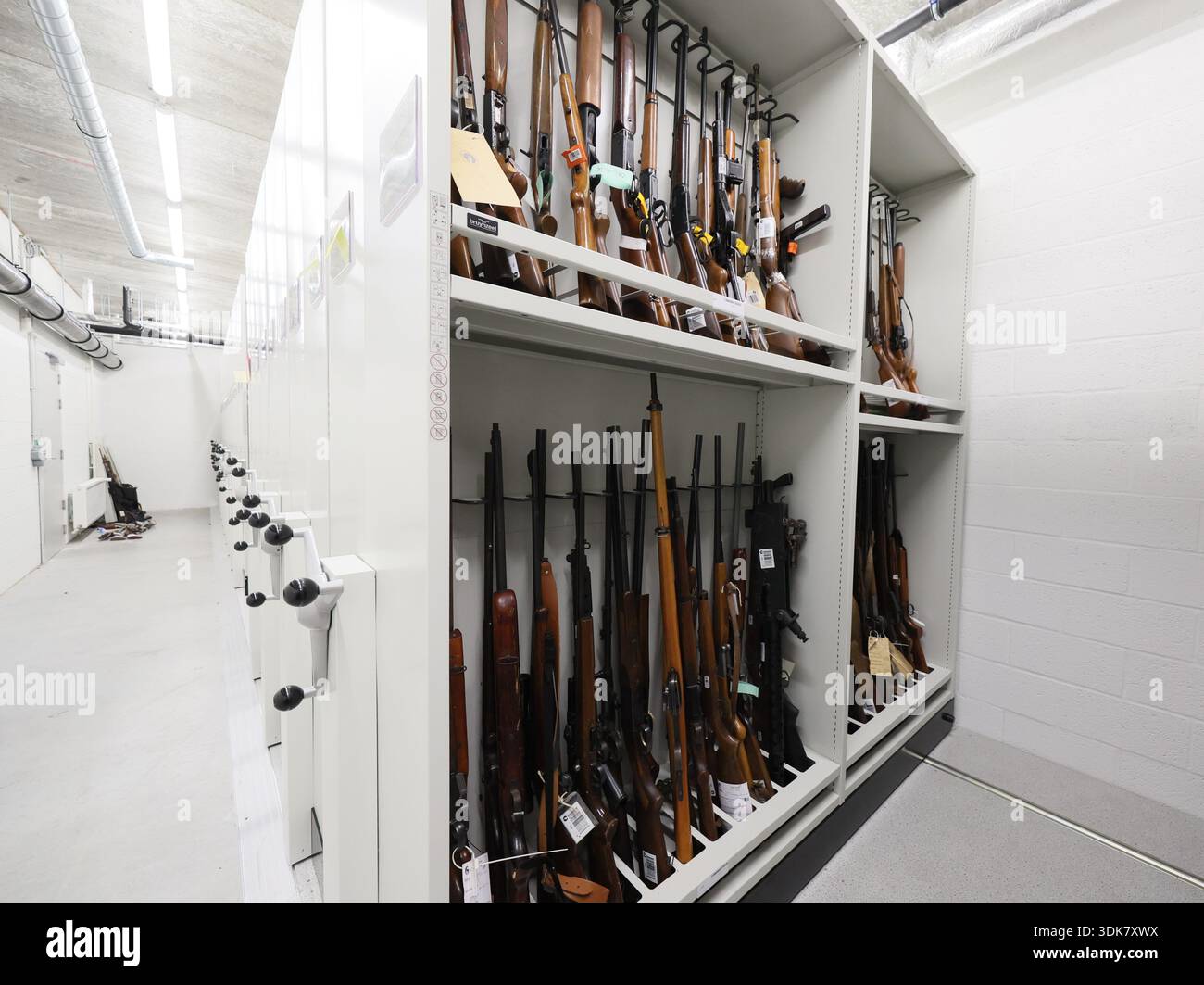 Confiscated weapons pictured at the new Namur Courthouse where all ...