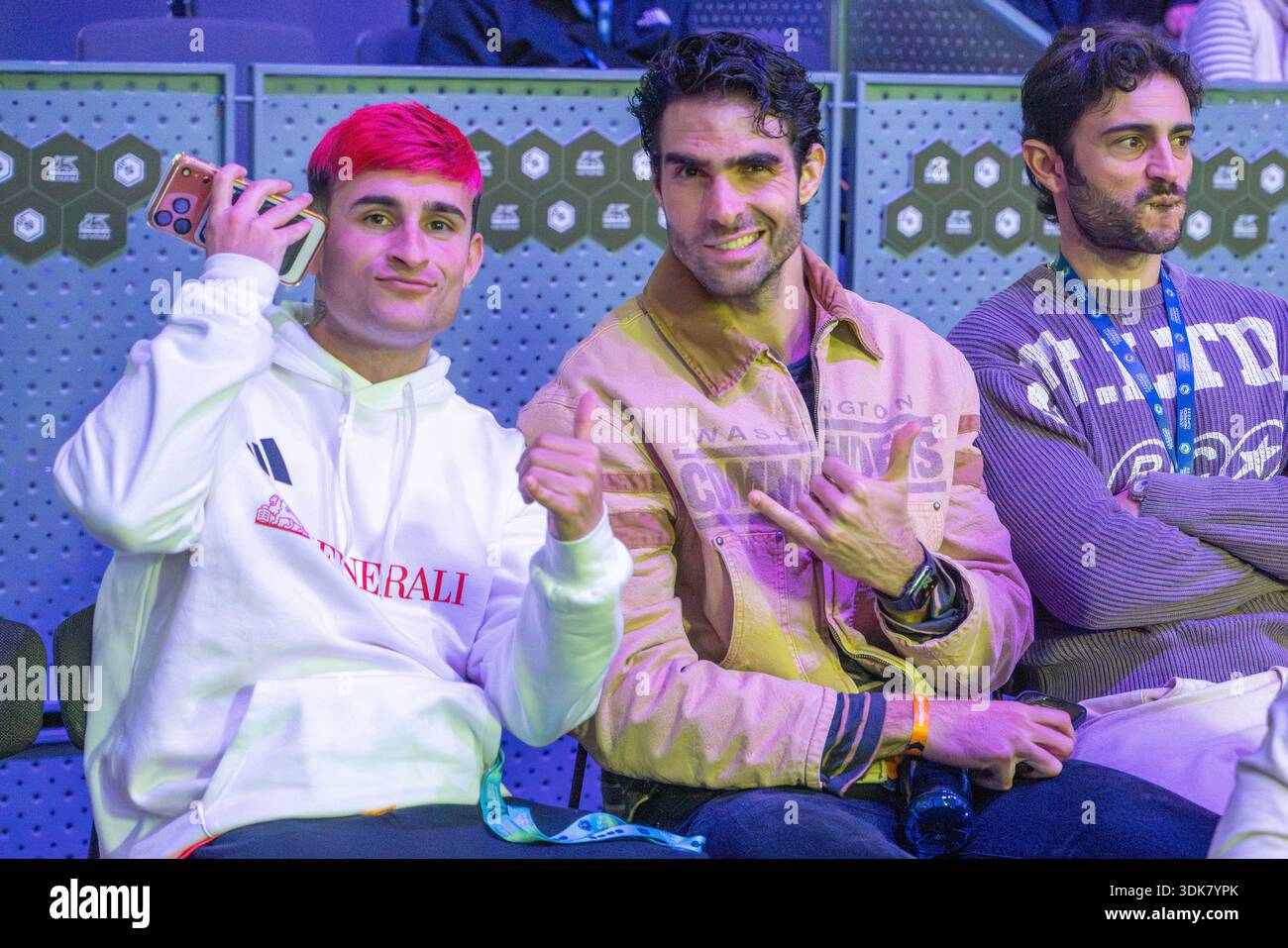 Juan Betancourt attends a new day of the Hexagon Cup 2026 in the Caja ...