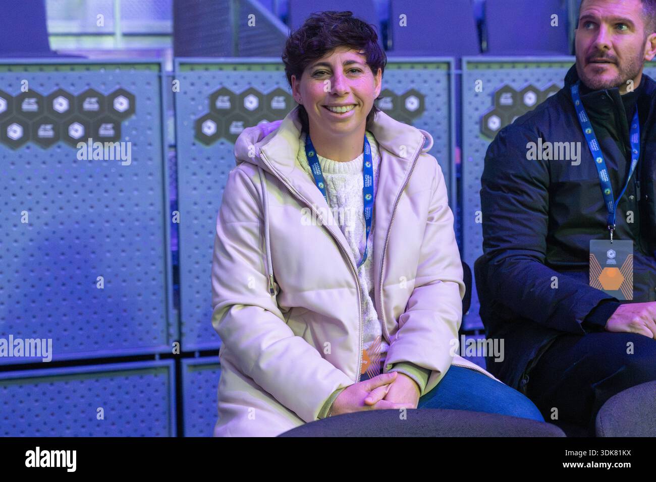Carla Suárez attends a new day of the Hexagon Cup 2026 at the Caja ...