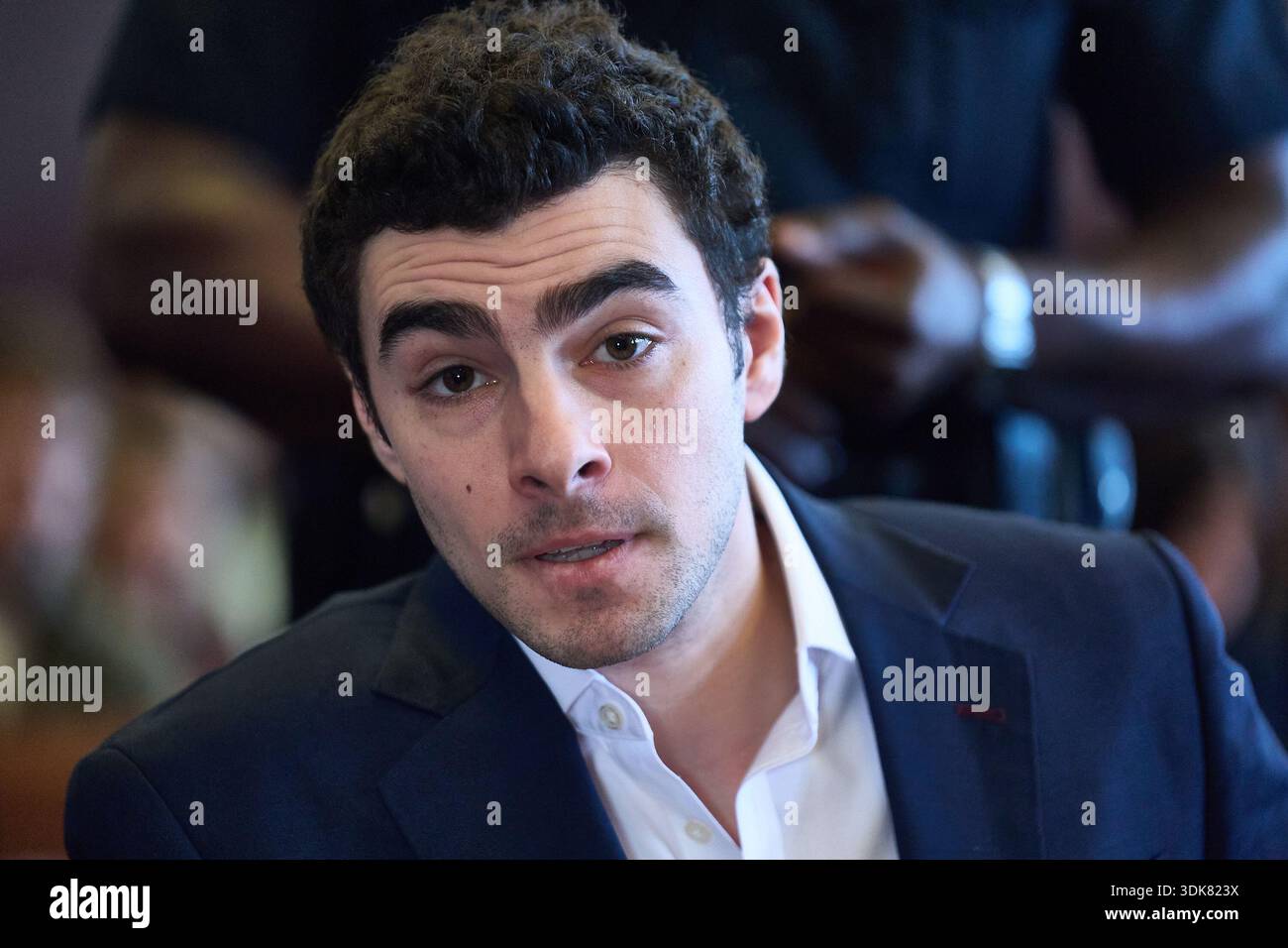 FILE - Luigi Mangione appears in Manhattan Criminal Court for an ...